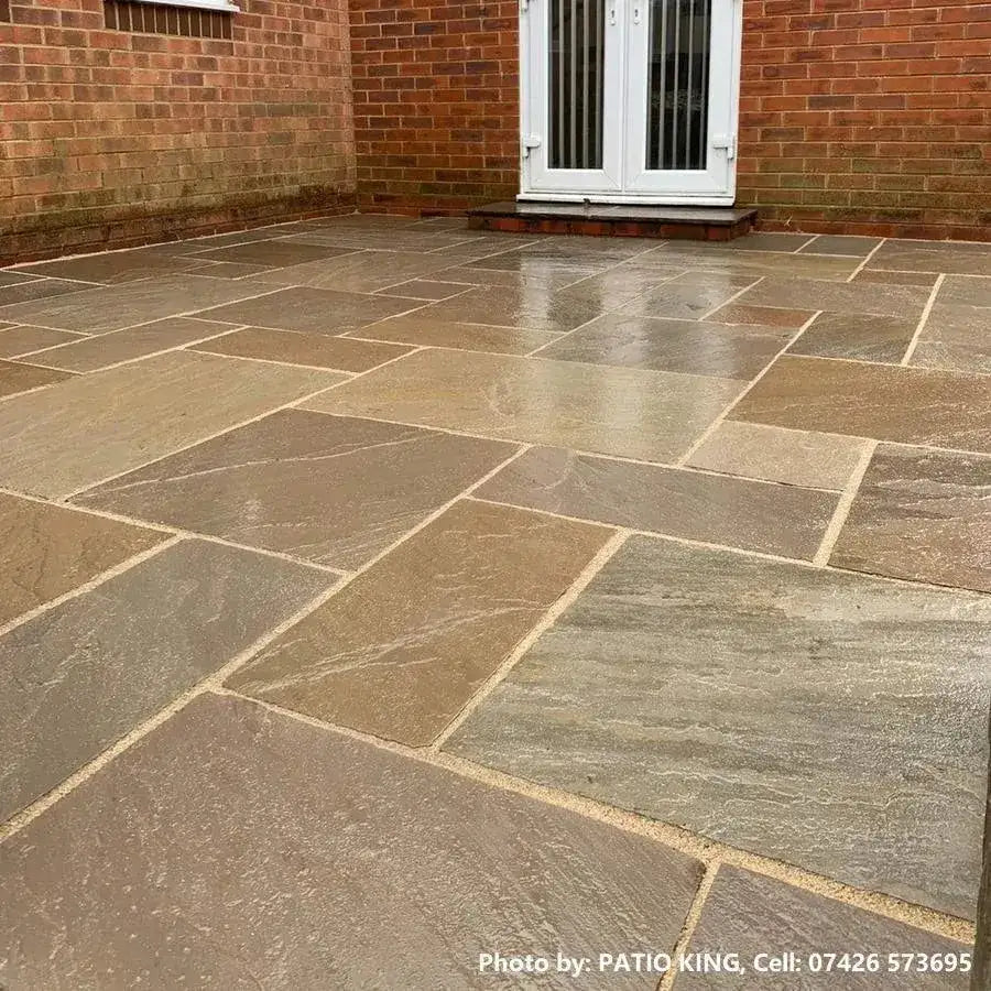 Raj Blend Sandstone Paving Patio 3 Sizes 22mm