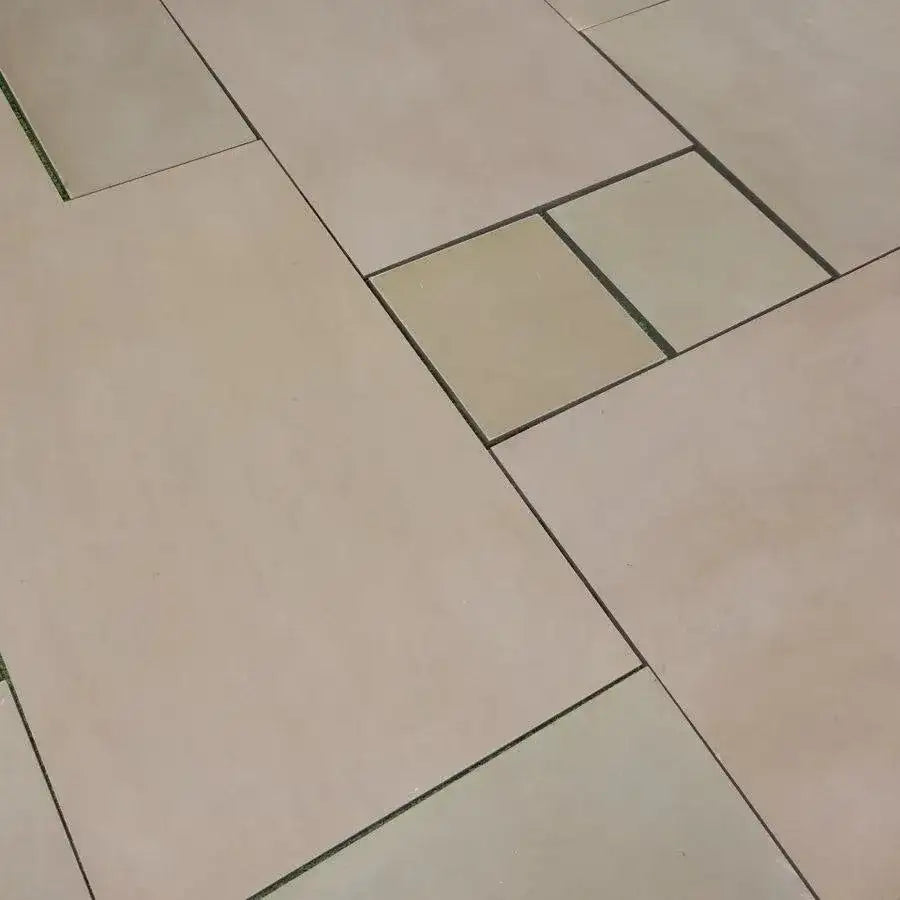 Raj Green Smooth Sandstone Paving Sawn & Honed | Paving Slabs UK