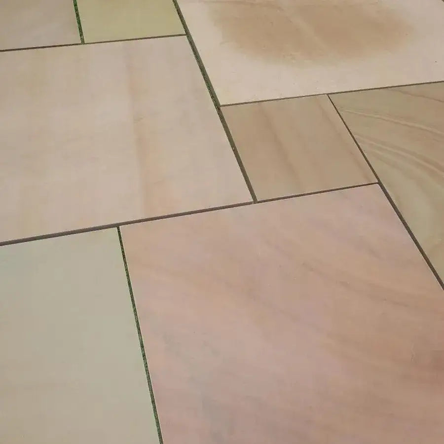 Rippon Buff Smooth Indian Sandstone Patio Packs