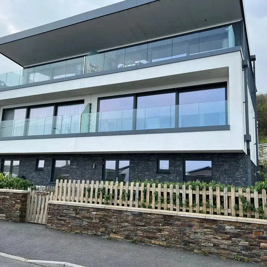 Black Slate Exterior Stone Tier Cladding Panels 550x200 | Paving Slabs UK