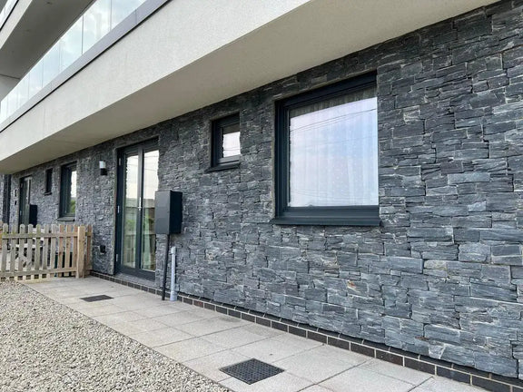 Black Slate Stone Cladding Z Tiles Clad Panels