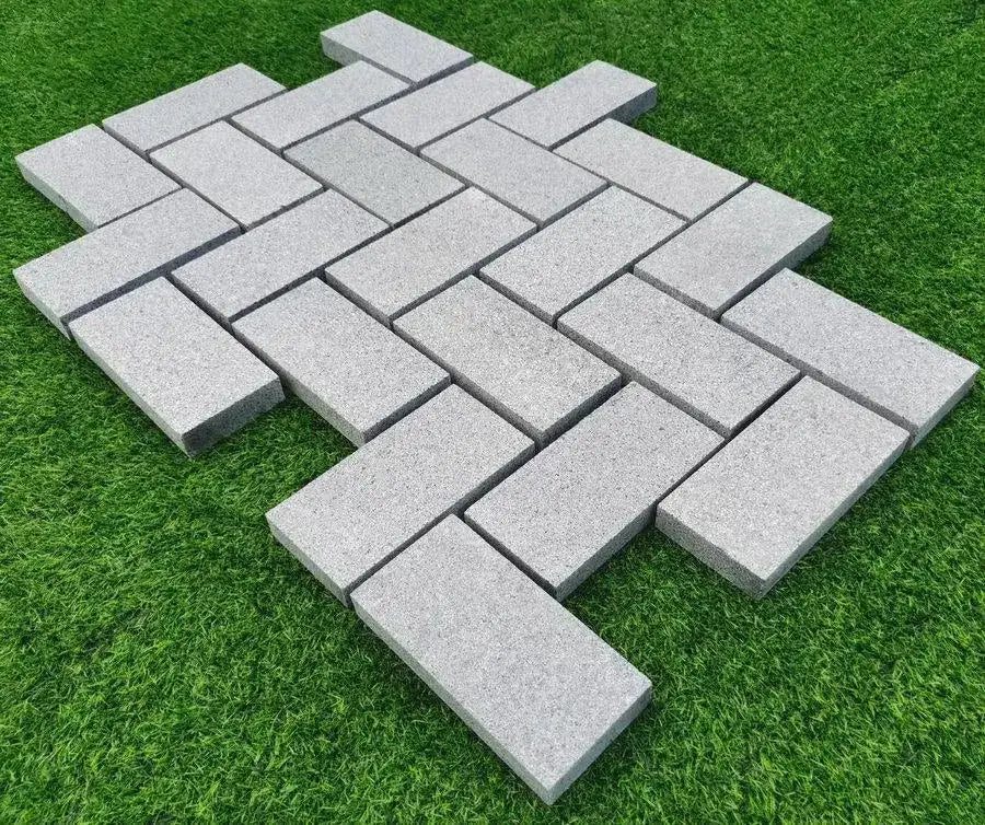 Blue Grey Granite Setts Sawn Edging Stones 200 x 100 x 30