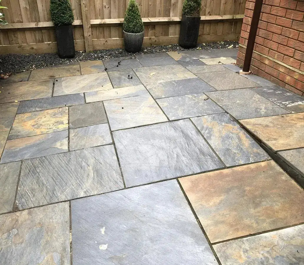 Multicolor Copper Slate Paving Slabs 900 x 600 | Paving Slabs UK
