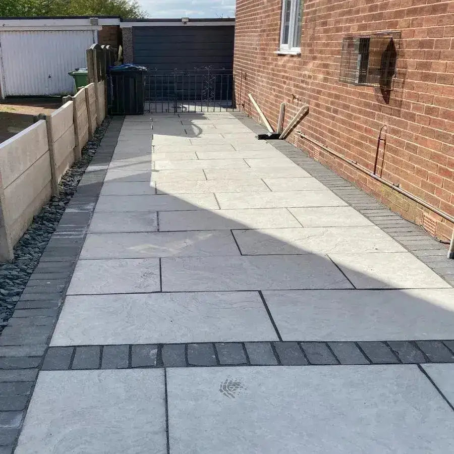 Dove Grey Limestone Paving 900 x 600 22mm Cal. | Paving Slabs UK