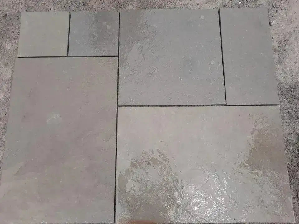 Kurnool Grey Limestone Paving 600 x 600 22mm Cal.