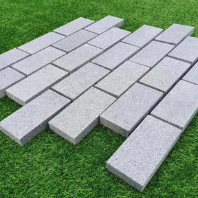 Blue Grey Granite Setts Sawn Edging Stones 200 x 100 x 30