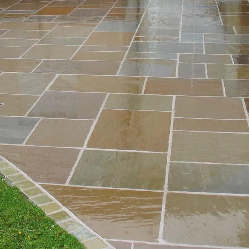 Raj Green Indian Sandstone Paving 900 x 600