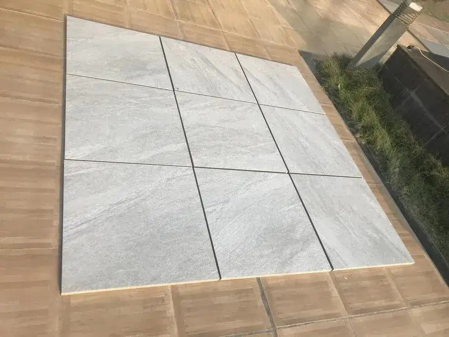 Light Grey Porcelain Paving Slabs County LGY 600 x 600 | Paving Slabs UK