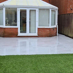 Light Grey Porcelain Paving Slabs County LGY 900 x 600 | Paving Slabs UK