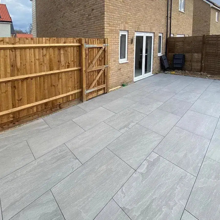 Kandla Grey Porcelain Paving Slabs 900 x 600