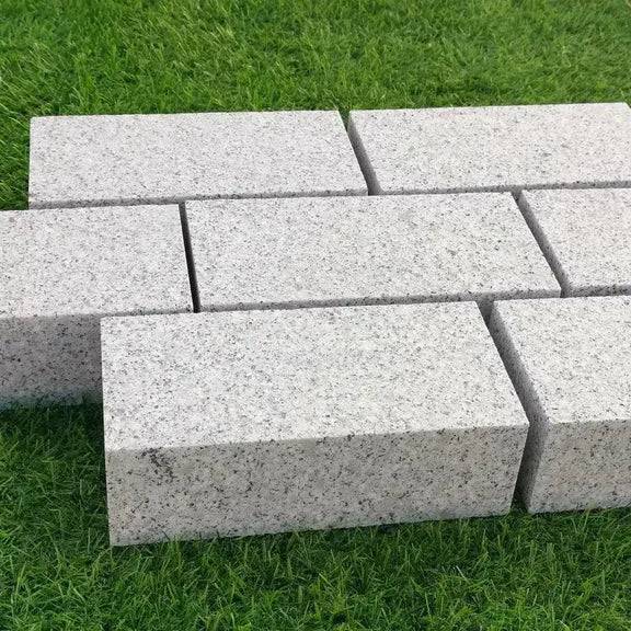 Sawn Granite Setts Silver Grey Edging Stone 200x100x50mm | Paving Slabs UK