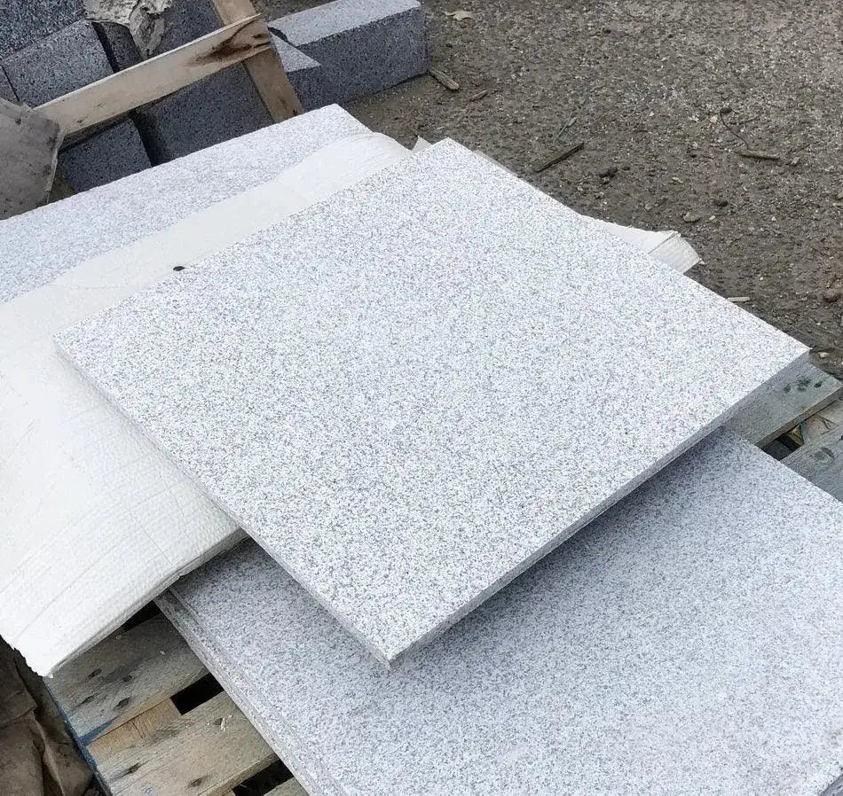 Glacier Ice Granite Paving, Arctic Ice Slabs 600 x 600 x 25