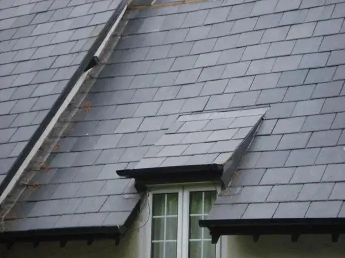 Chinese Slate Roof Tiles, Blue Grey Roofing Slate 508x254x7-9mm