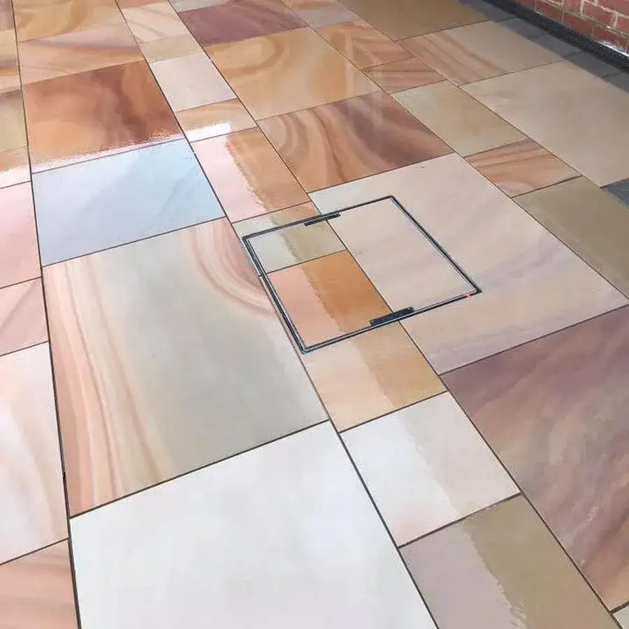 Rippon Buff Smooth Indian Sandstone Patio Packs