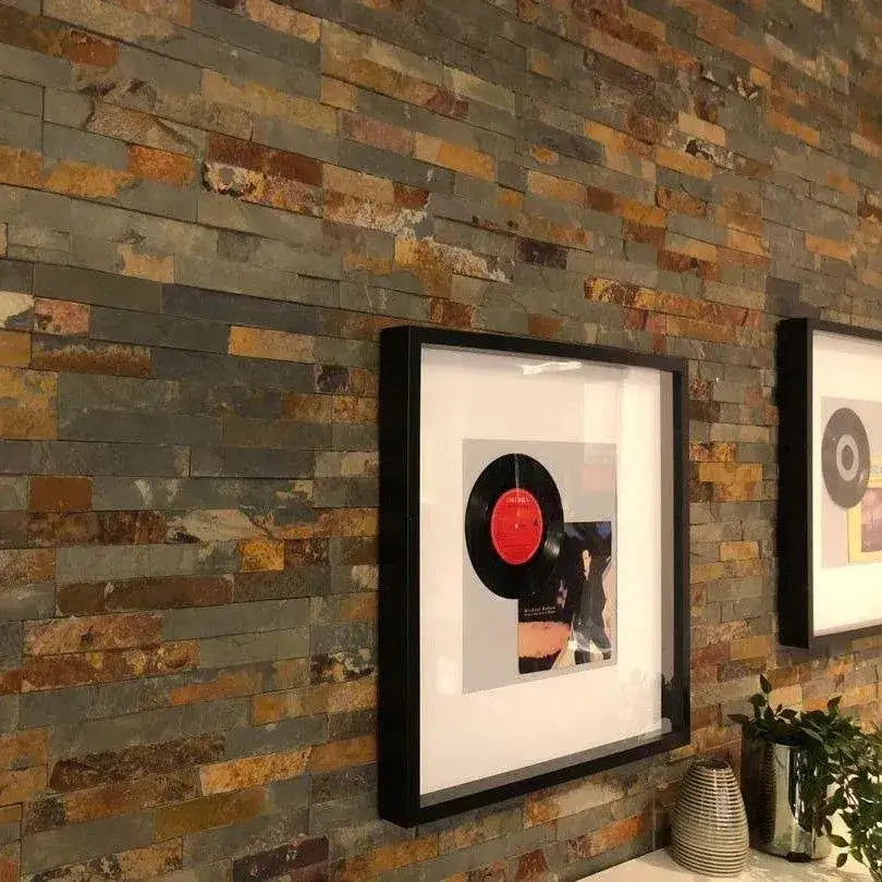 Multicolour Slate Split Face Tiles Cladding 360 x 100